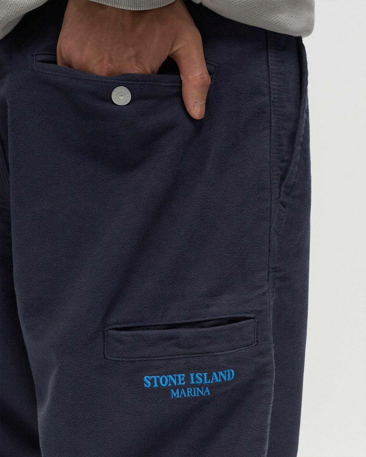 Stone Island Pantaloni Blue Casual Pants Stone Island