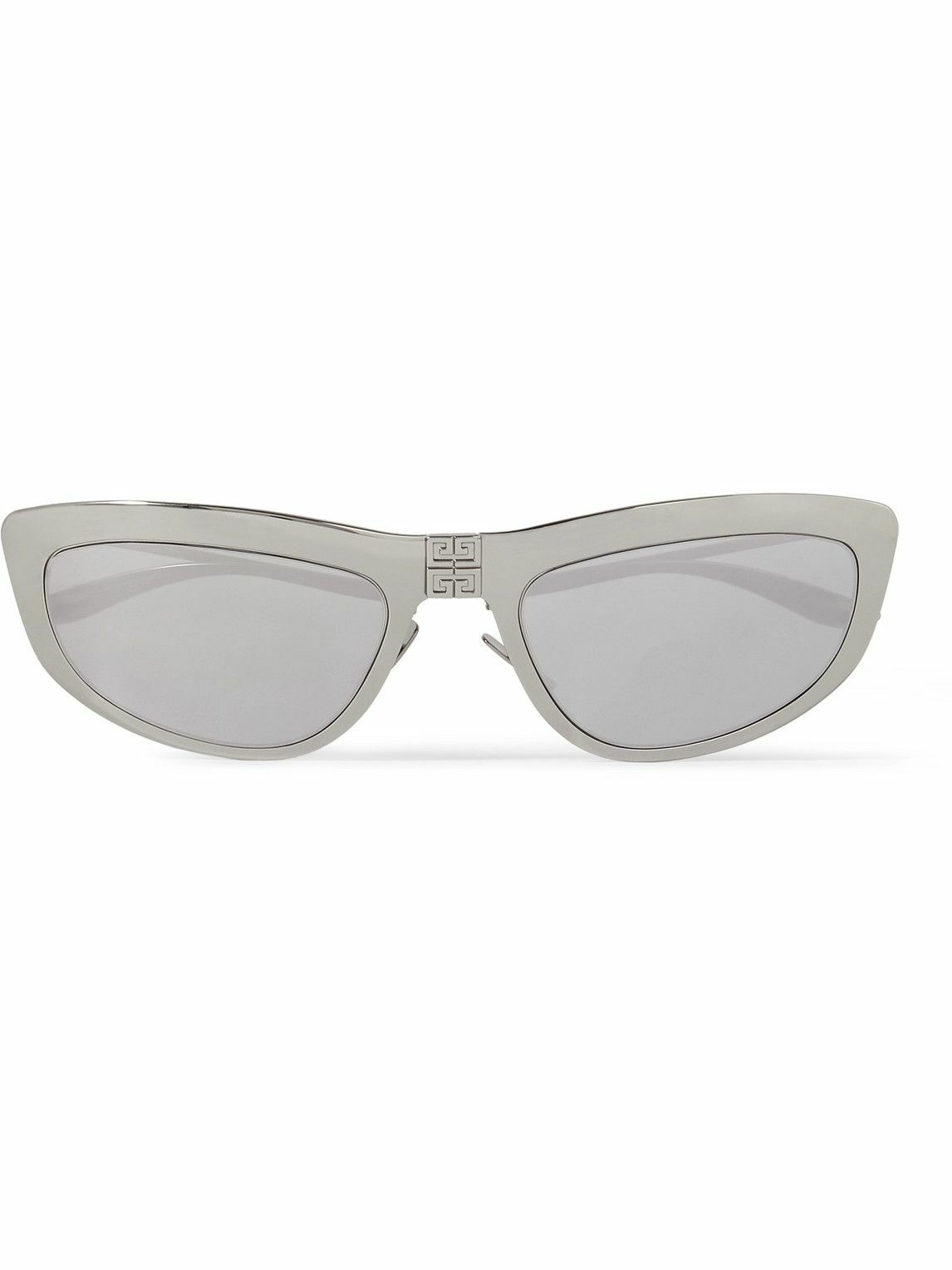 Givenchy - Mirrored D-Frame Silver-Tone Sunglasses Givenchy