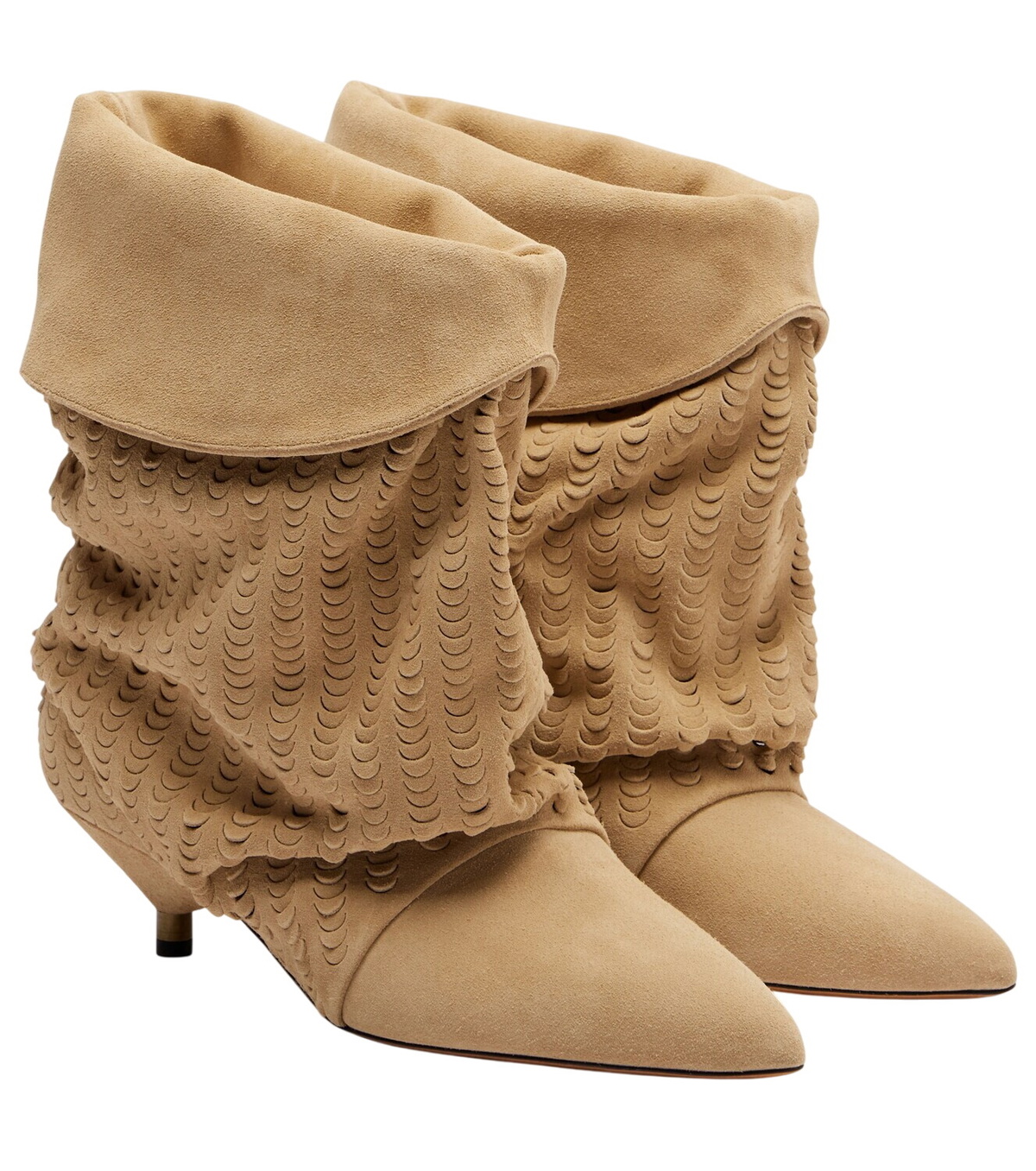 Isabel Marant Edrik 45 perforated suede ankle boots Isabel Marant