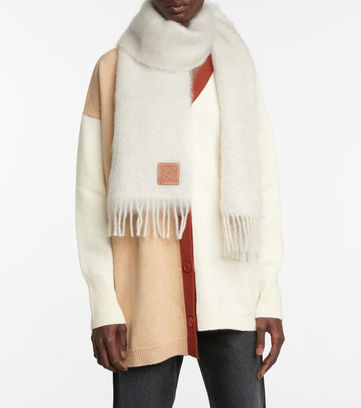 Loewe - Mohair and wool-blend scarf Loewe