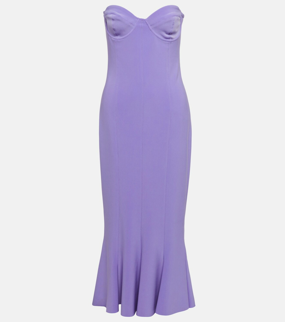 Norma Kamali Fishtail midi dress Norma Kamali
