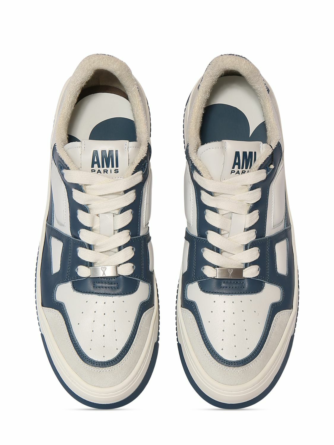 AMI PARIS - New Arcade Leather Low Top Sneakers AMI