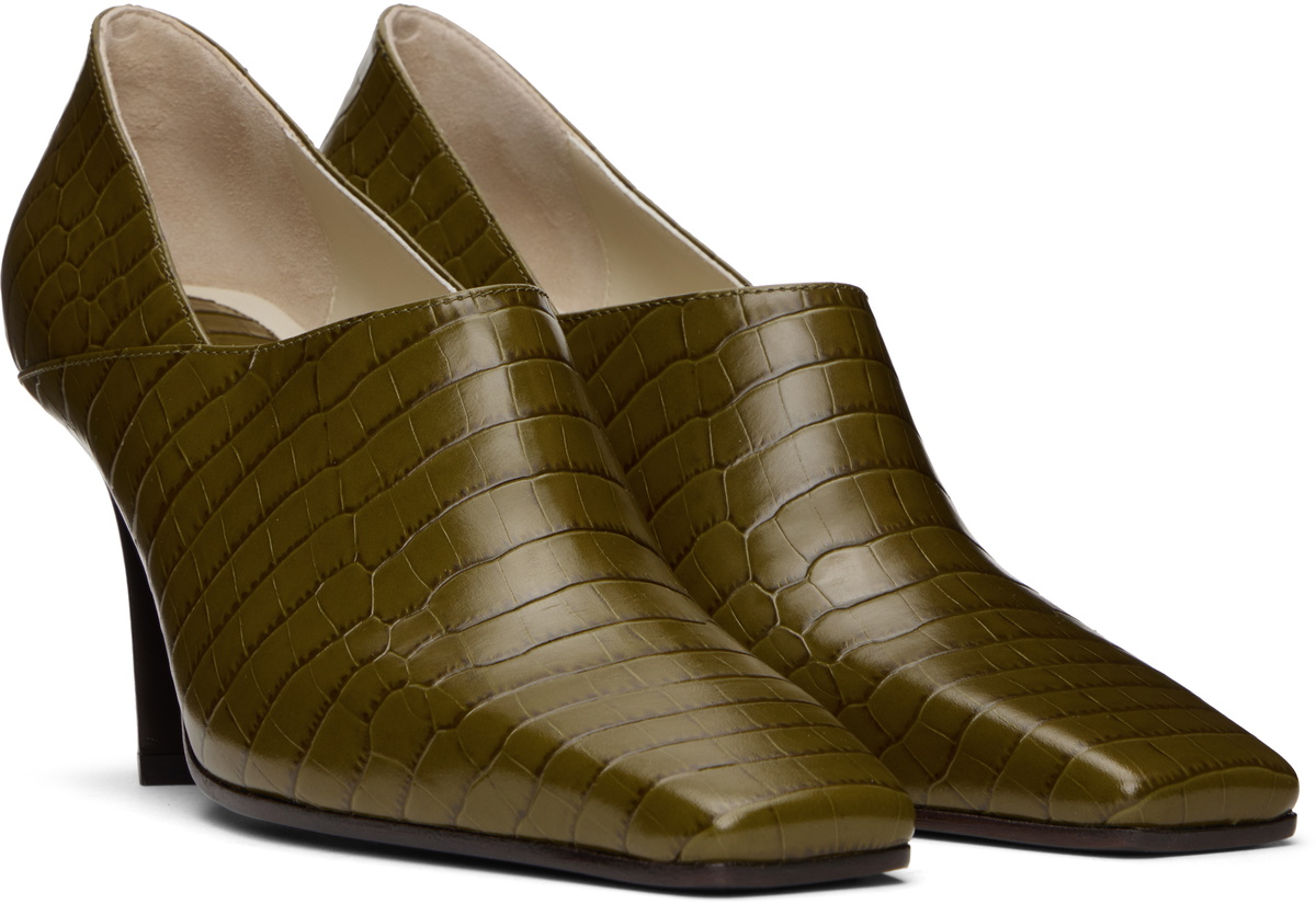 Bottega Veneta Green Lewis Heels Bottega Veneta