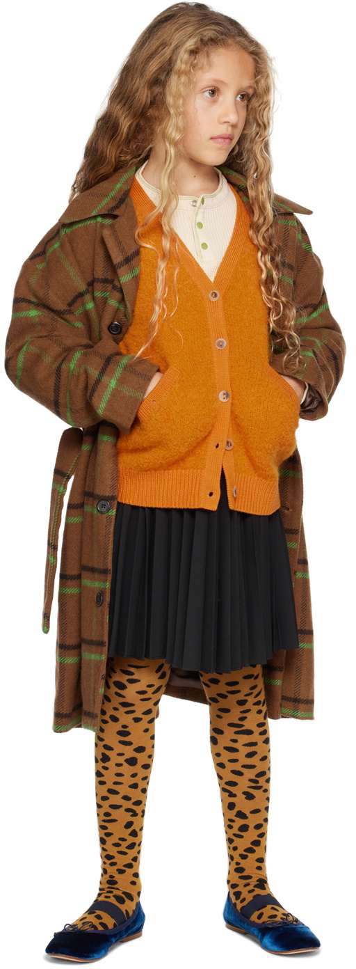 Daily Brat Kids Brown Leopard Tights Daily Brat