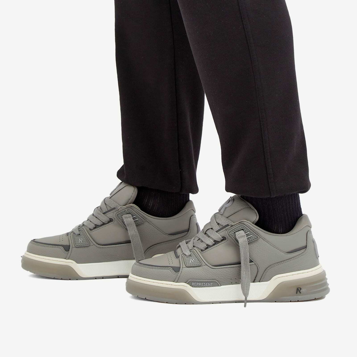 Represent Men's Studio Sneakers in Grey Represent