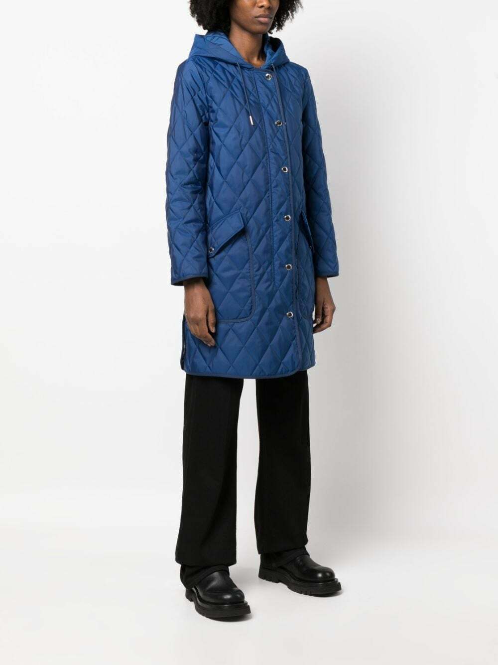BURBERRY - Quilted Midi Jacket Burberry