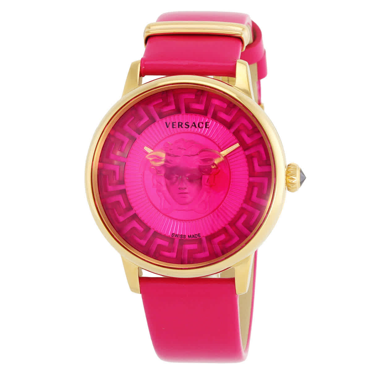 Versace Medusa Alchemy Quartz Pink Dial Ladies Watch VE6F00323 Versace