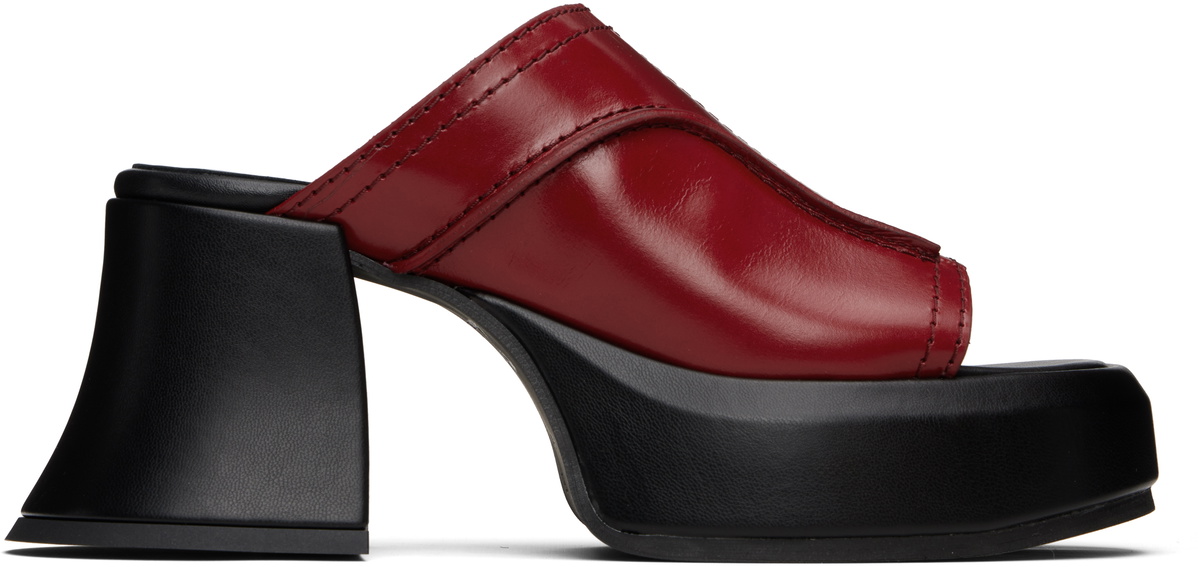 Miista Red Lota Mules MIISTA