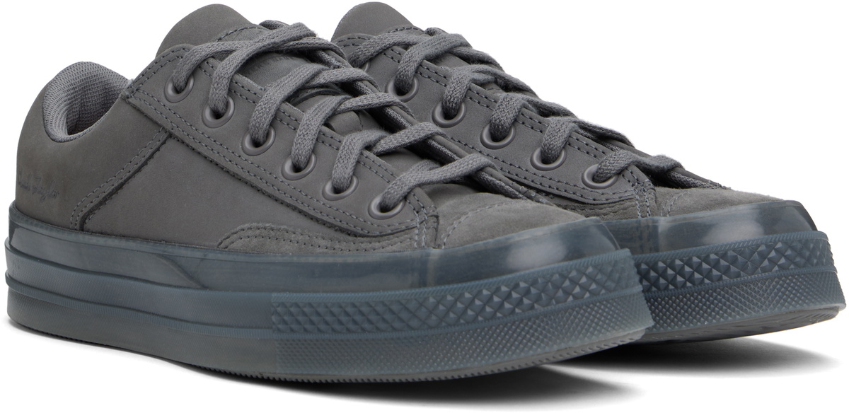 Converse Gray Chuck 70 Marquis Nubuck & Suede Low Top Sneakers Converse