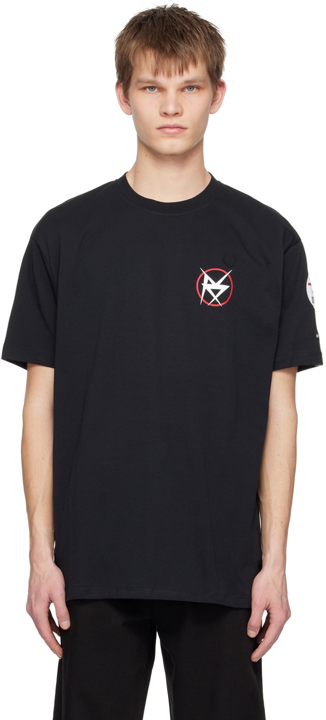 Raf Simons Black Printed T-Shirt Raf Simons