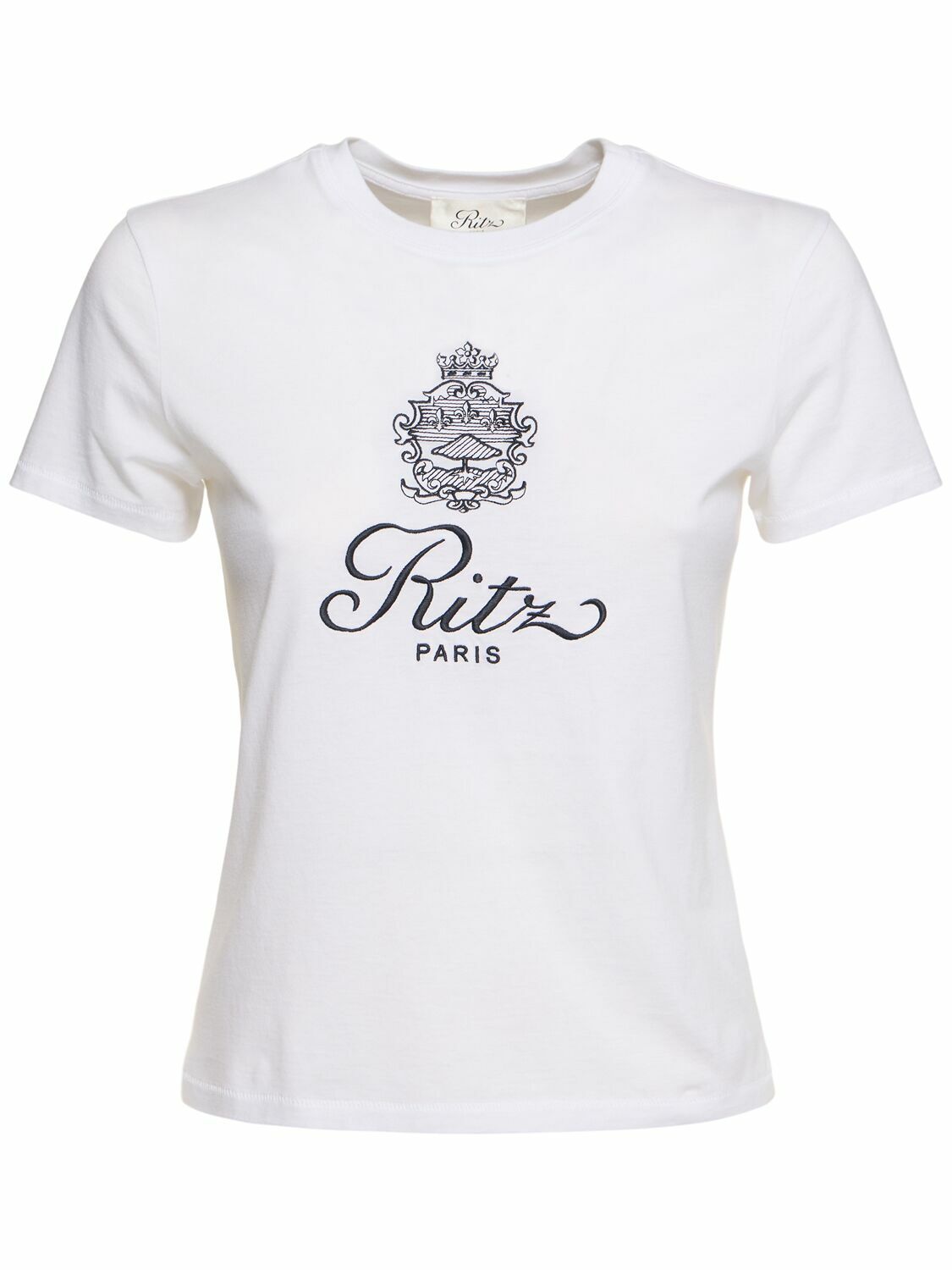 FRAME Ritz Baby Cotton Jersey T-shirt Frame Denim