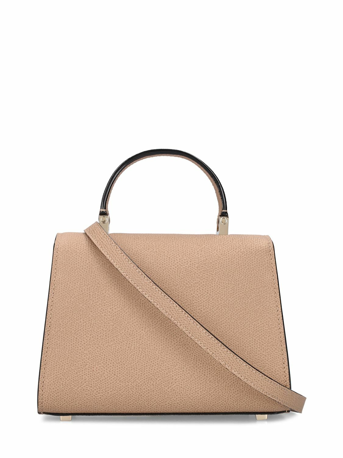 VALEXTRA - Micro Iside Grain Leather Top Handle Bag Valextra