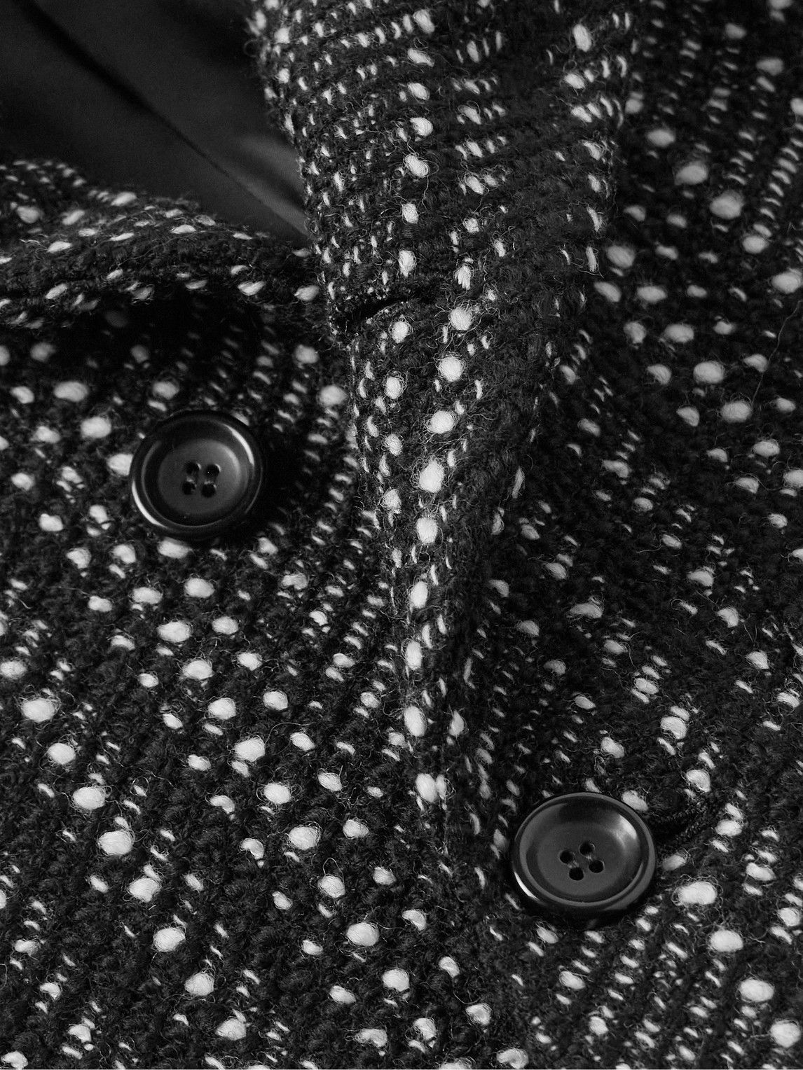 Blue Blue Japan - Wool-Blend Tweed Jacket - Black Blue Blue Japan