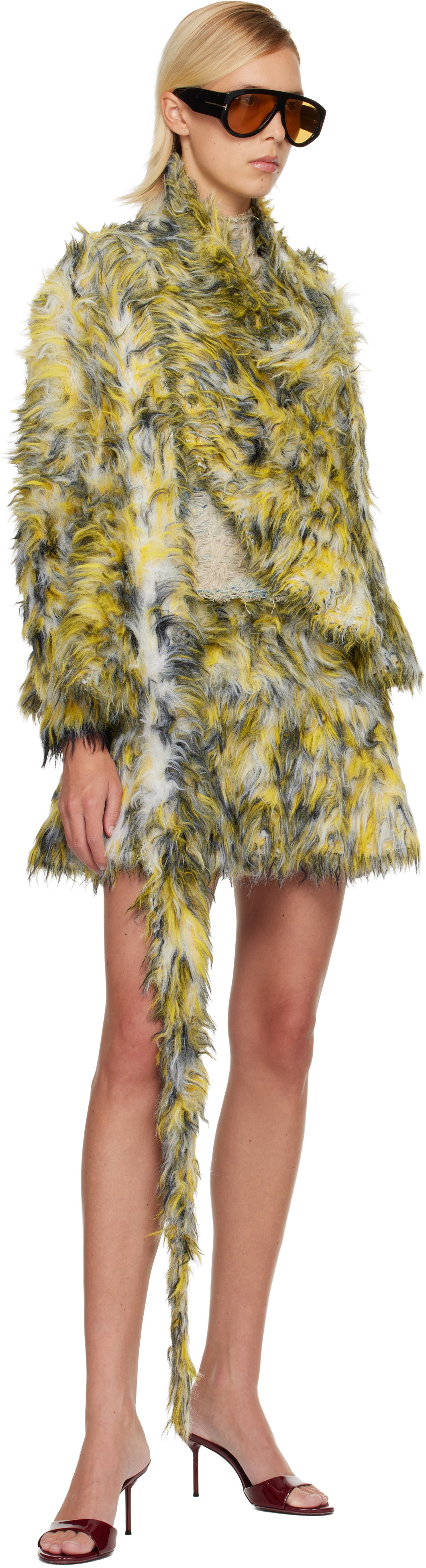 Diesel Yellow M-Astrella Miniskirt Diesel