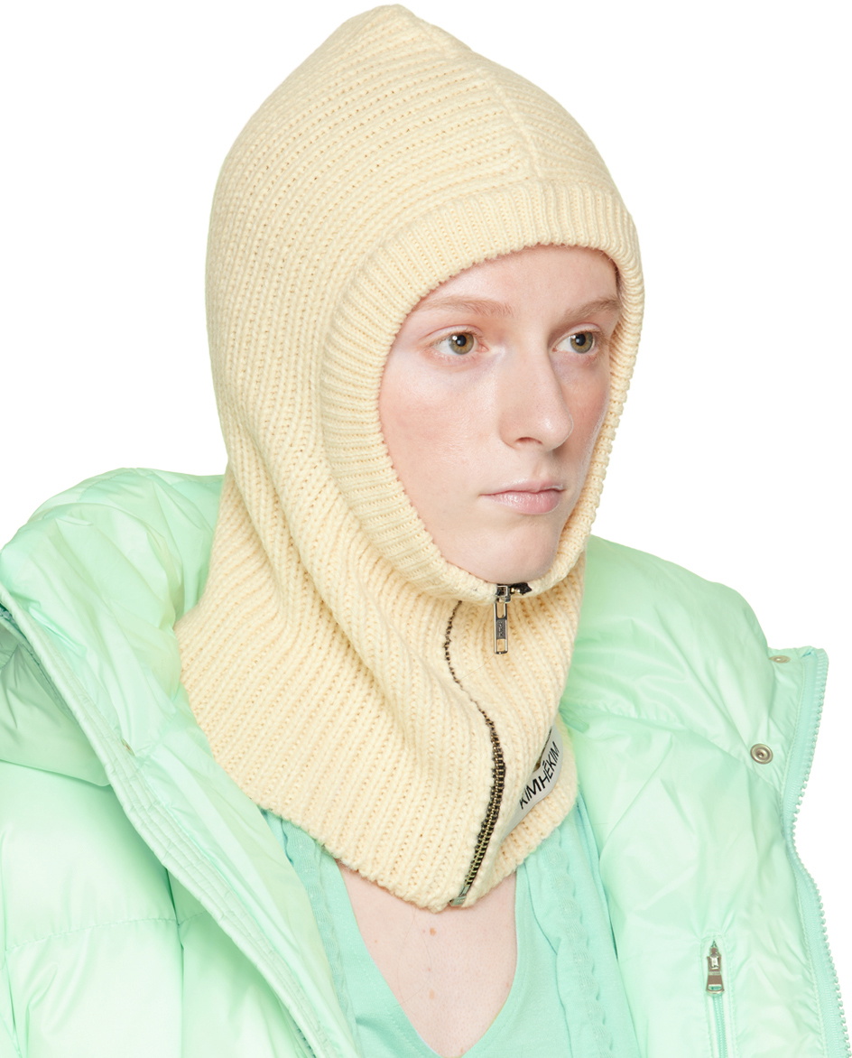 KIMHĒKIM Beige Logo Balaclava KIMHĒKIM