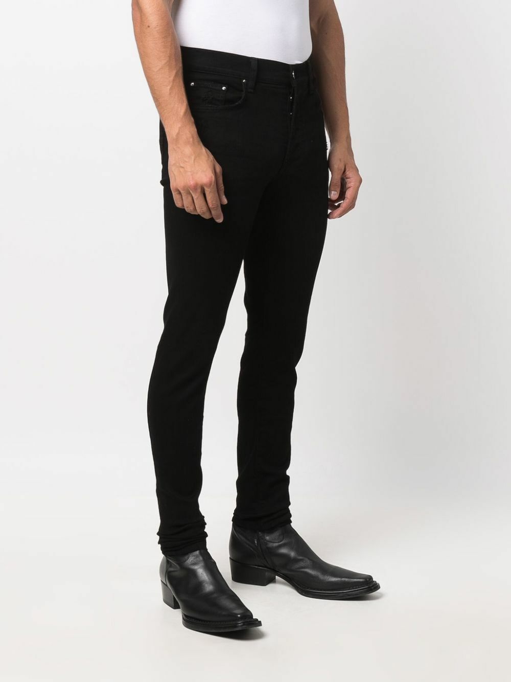 AMIRI Black Stack Skinny Jeans Amiri