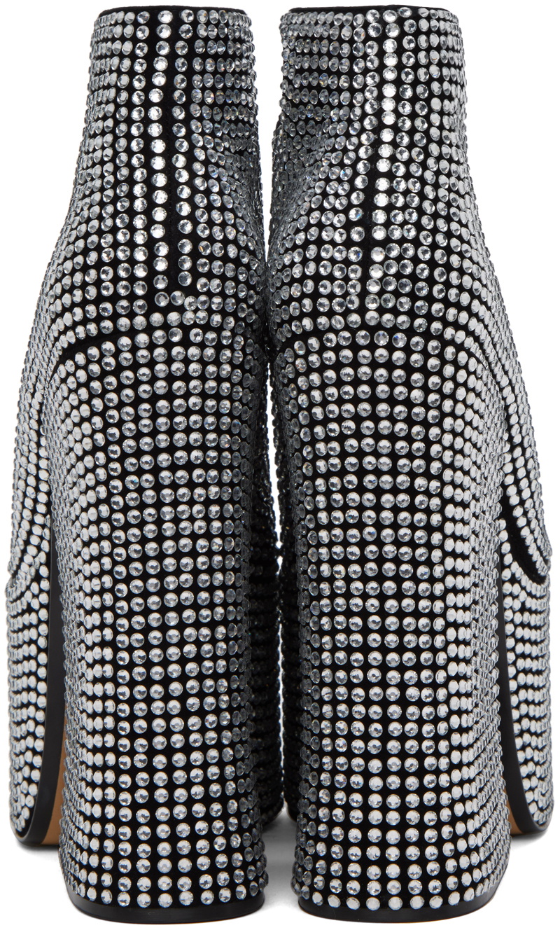 Marc Jacobs Black 'The Rhinestone Kiki' Heels Marc Jacobs