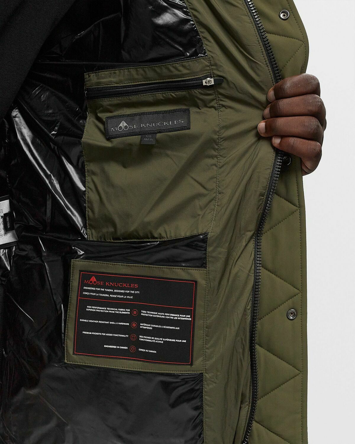 Moose Knuckles Everest 3 Q Green Down & Puffer Jackets Moose Knuckles