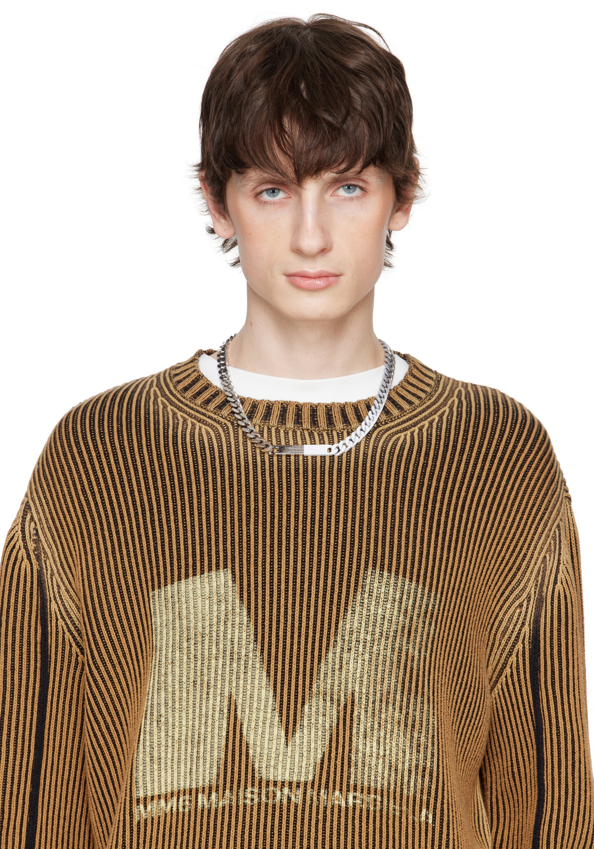 MM6 Maison Margiela Silver Chain Necklace MM6 Maison Margiela
