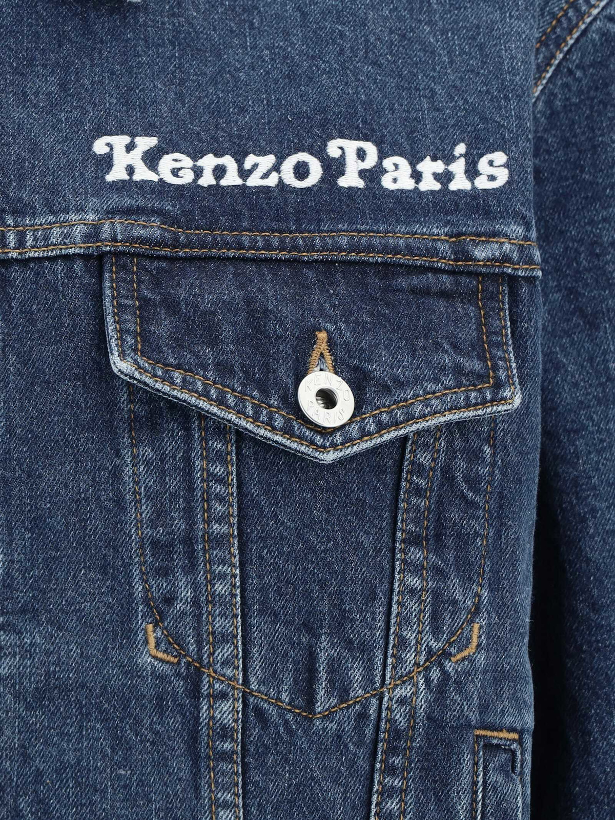 Kenzo Maxi Print Denim Jacket Kenzo