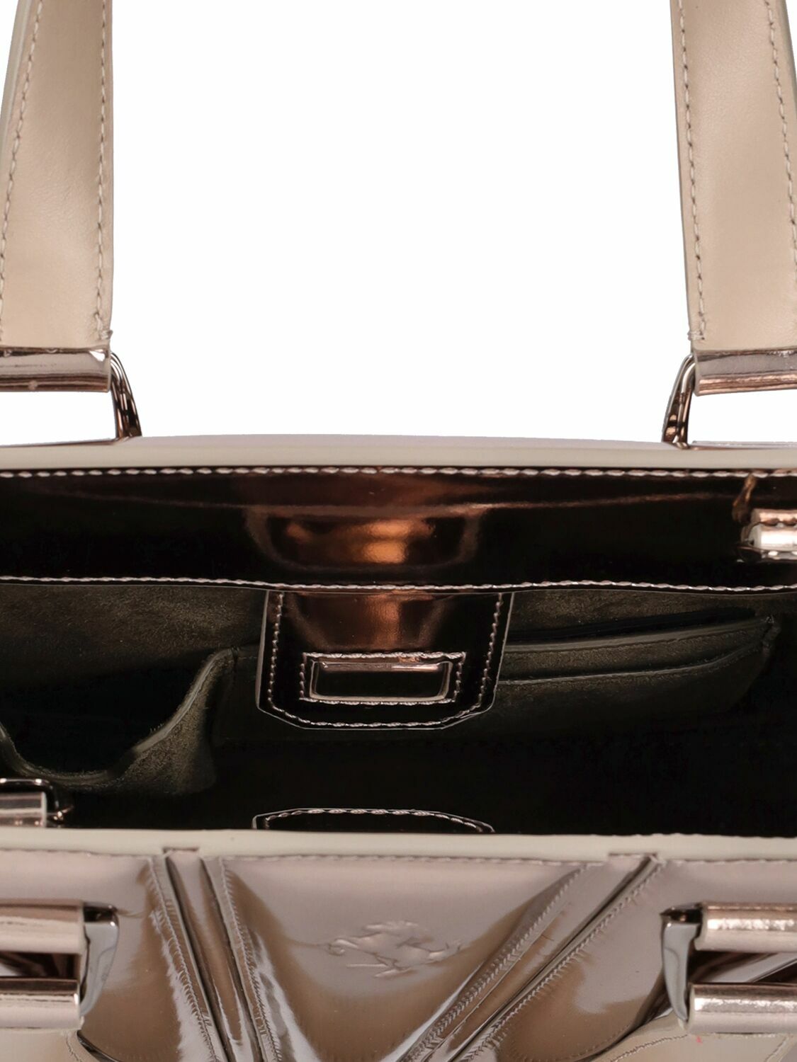 FERRARI - Mini Mirrored Leather Tote Bag Ferrari