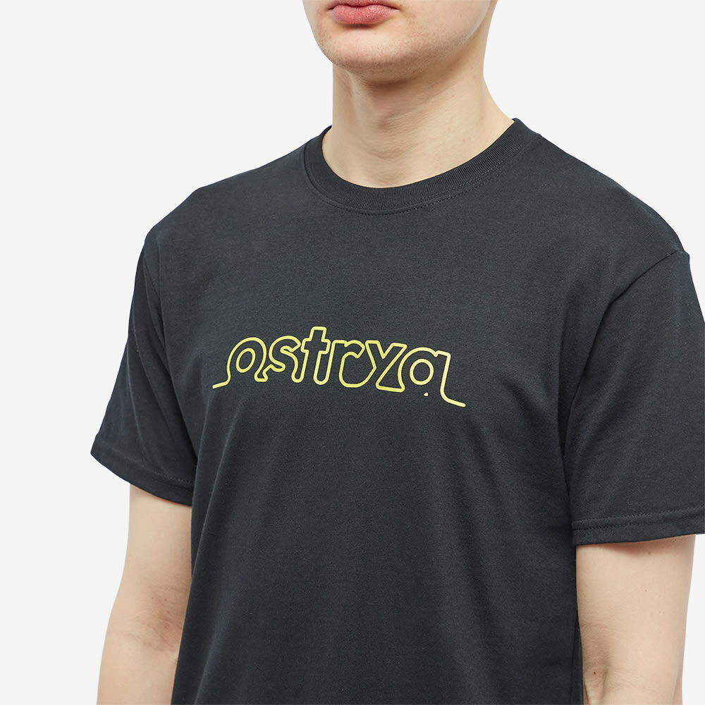 Ostrya Men's Script Equi-Tee in Black Ostrya
