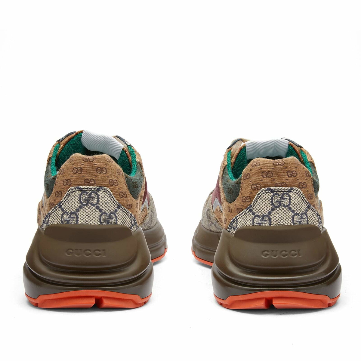 Gucci Men's Rhyton GG Supreme Sneakers in Beige Gucci