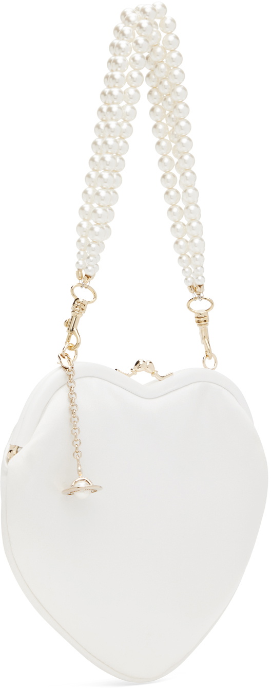 Vivienne Westwood White Belle Heart Frame Bag Vivienne Westwood
