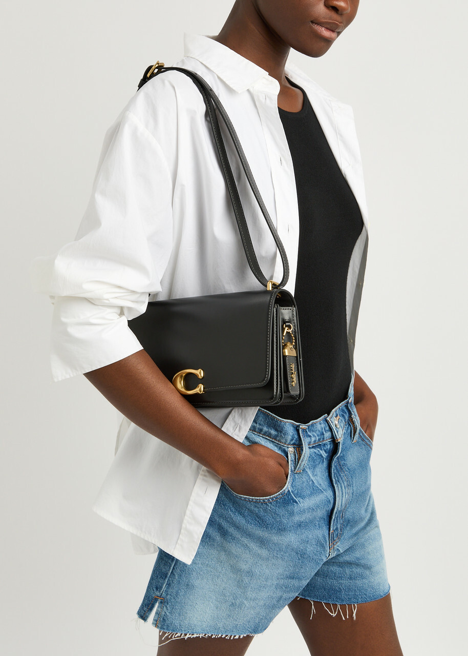 Coach Bandit Leather Shoulder bag - Black - One Size Coach