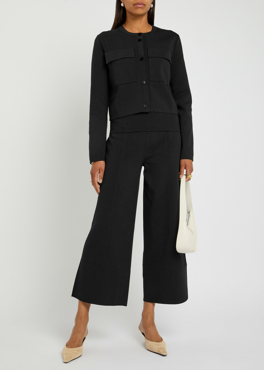 Joseph Stretch-knit Culottes Black Joseph