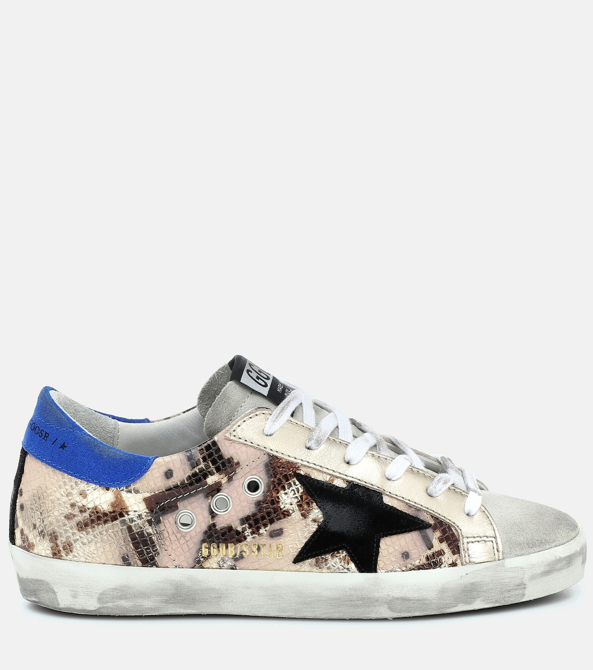 Golden Goose - Super-Star snake-effect leather sneakers Golden Goose ...