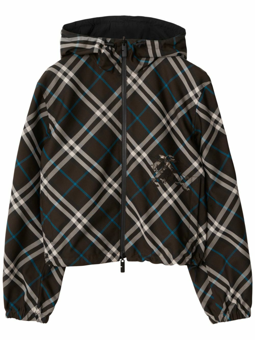 BURBERRY - Check Blouson Jacket Burberry