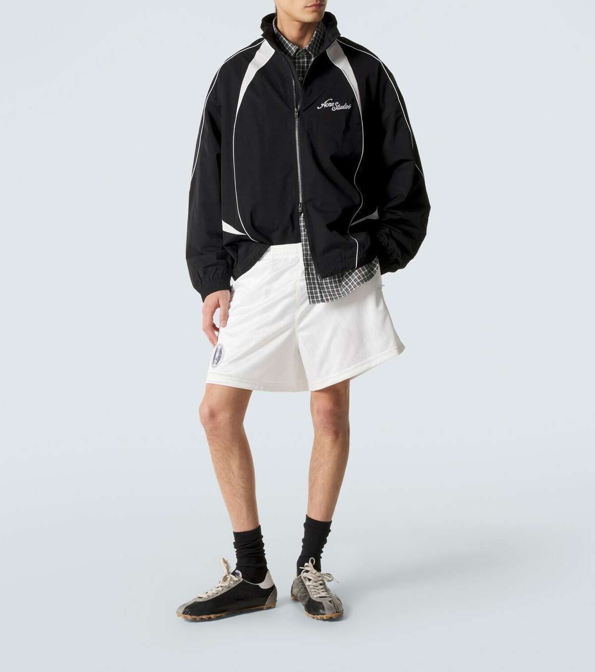 Acne Studios Ronso striped shorts Acne Studios