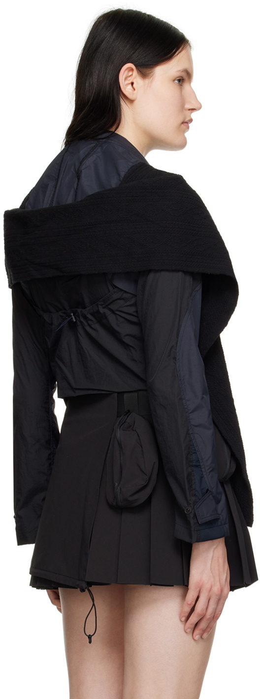 Hyein Seo Black Layered Jacket Hyein Seo