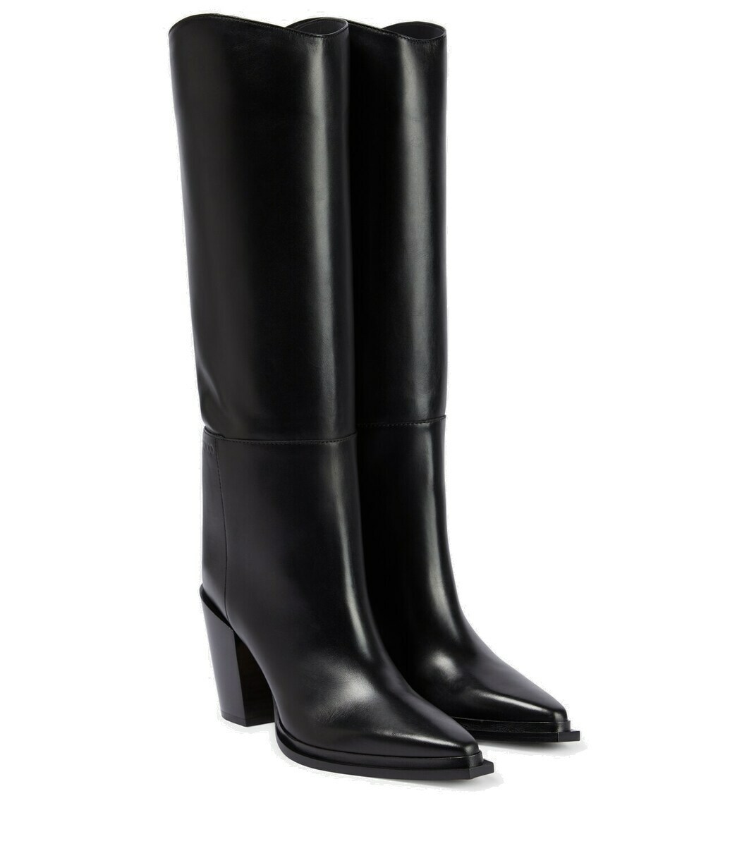 Jimmy Choo Cece 80 leather knee-high boots Jimmy Choo