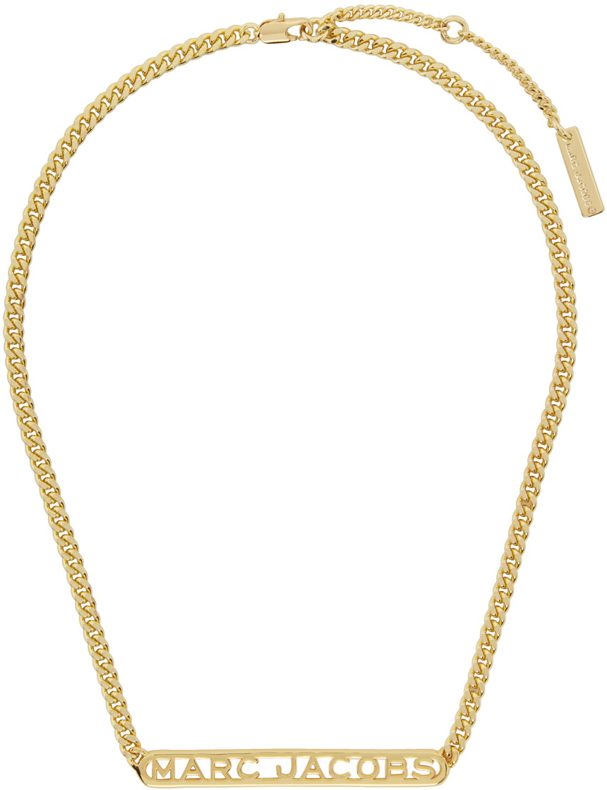 Marc Jacobs Gold 'The Monogram Chain' Necklace Marc Jacobs