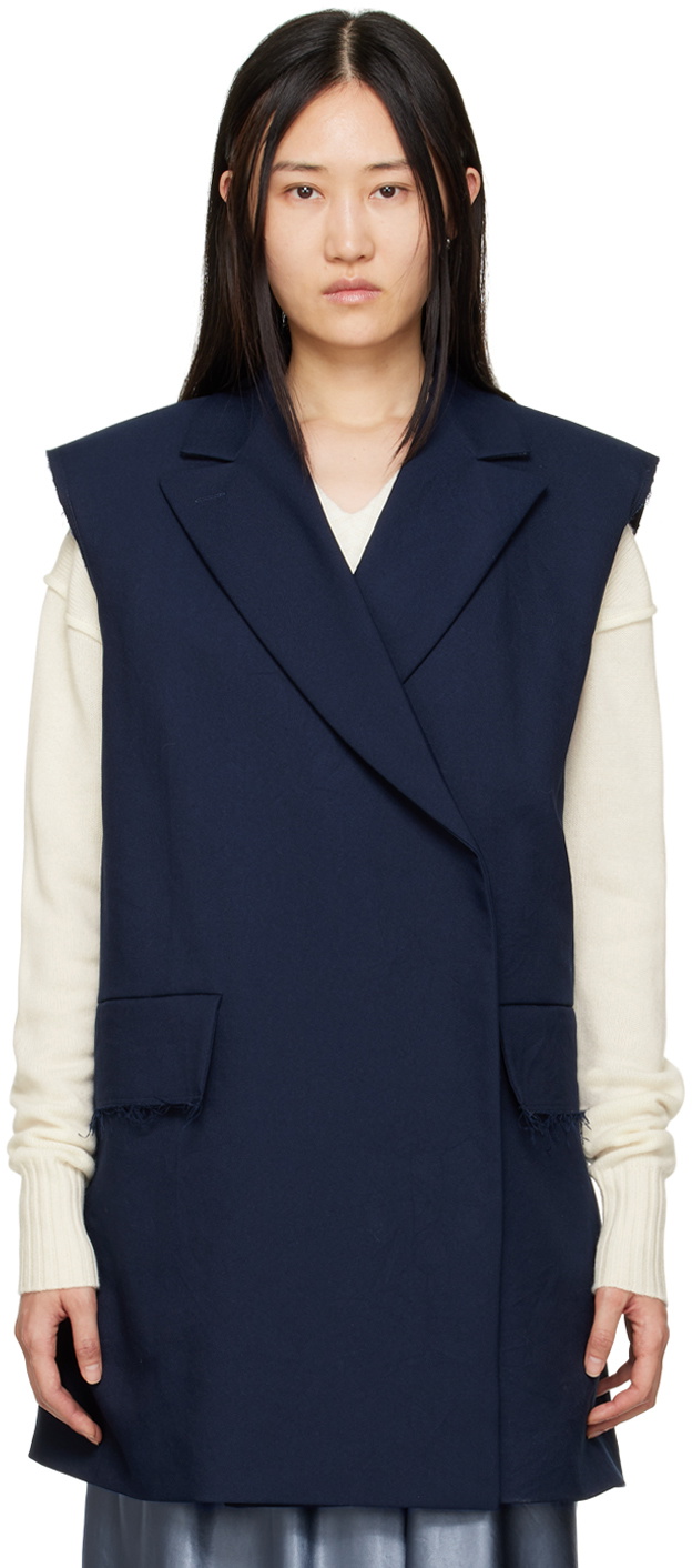 Sportmax Navy Cloruro Vest Sportmax