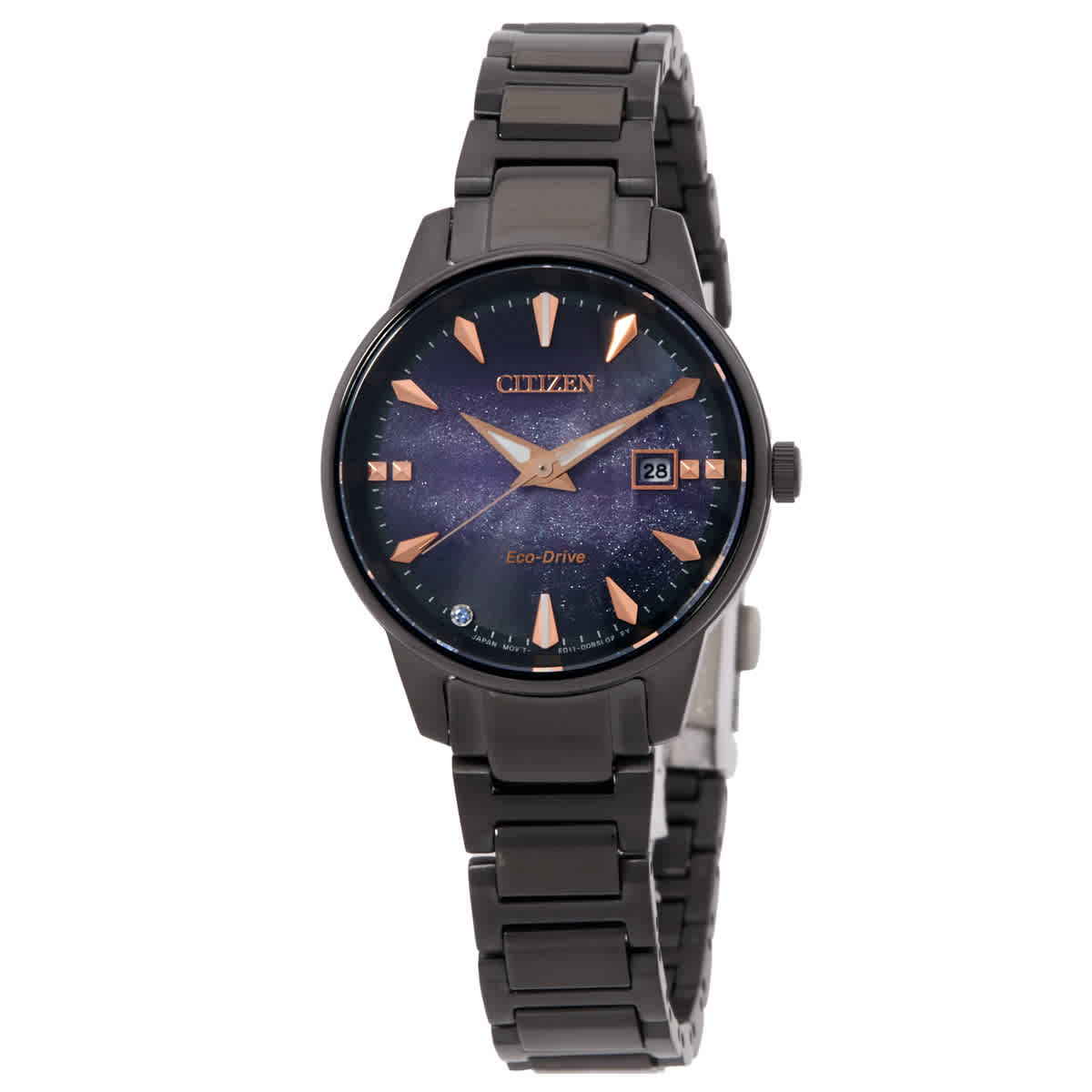 Citizen Eco-Drive Purple Dial Ladies Watch EW2595-81X Citizen