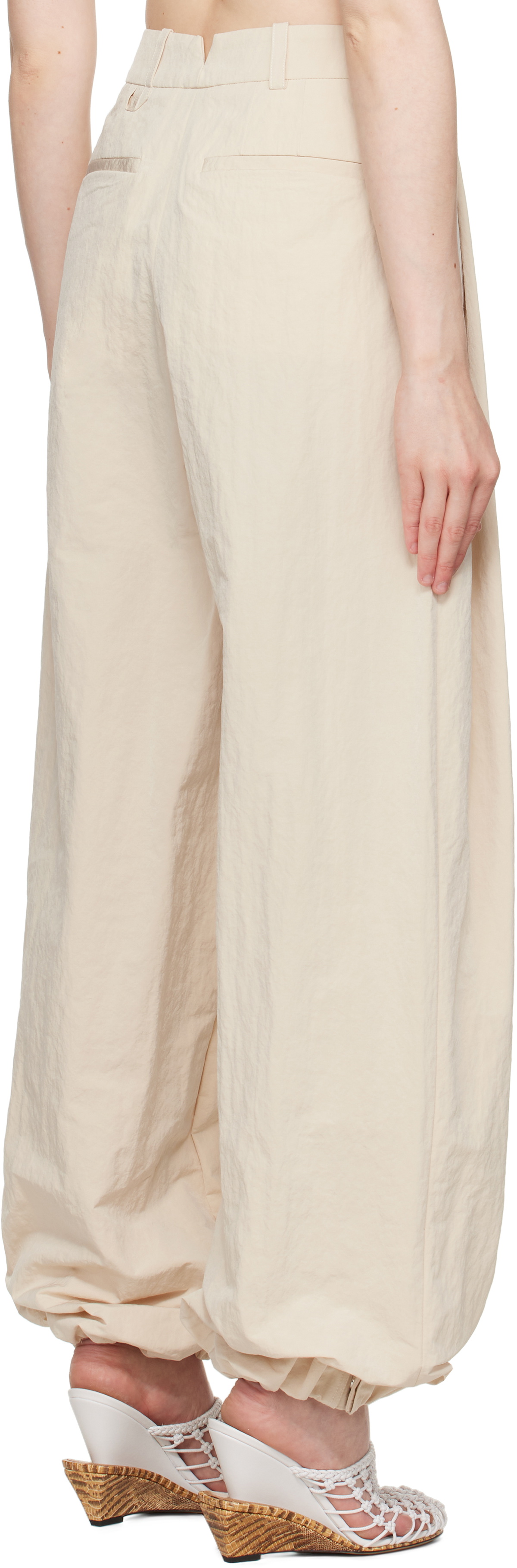 JACQUEMUS Off-White La Croisière 'The Melao' Trousers Jacquemus
