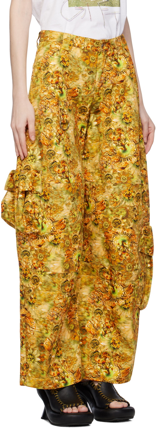 Collina Strada Brown Lawn Cargo Pants Collina Strada