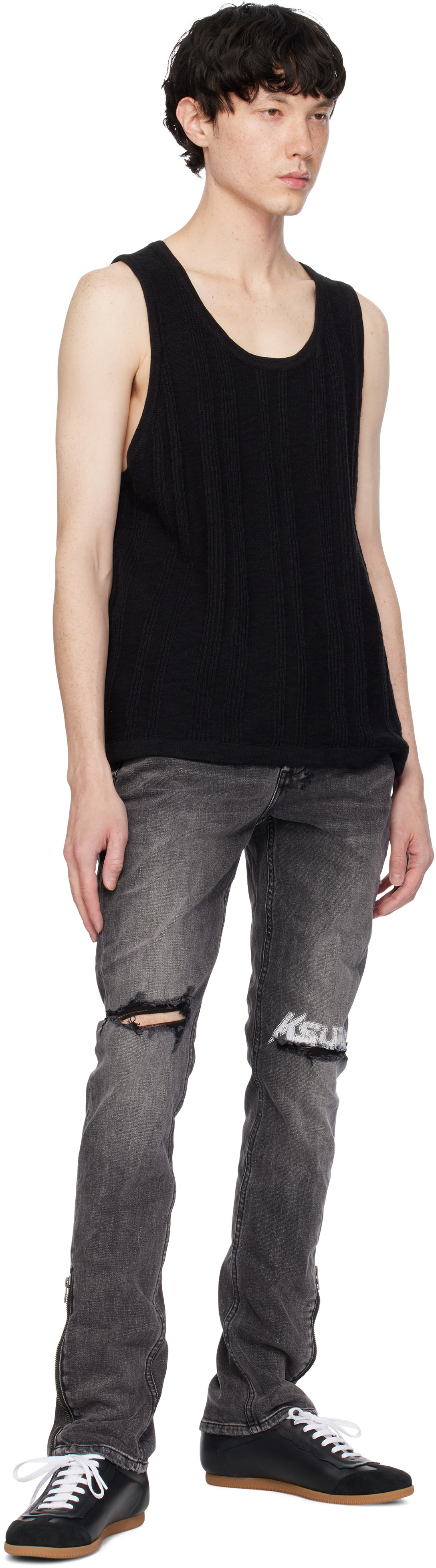 Ksubi Gray Van Winkle Electric Chamber Jeans Ksubi