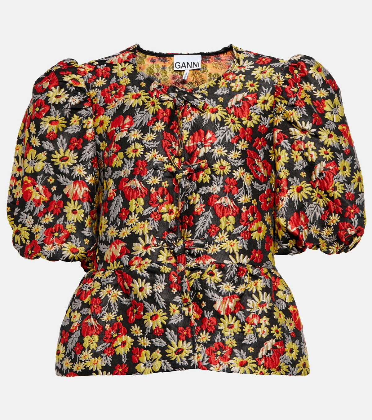 Ganni Floral top GANNI