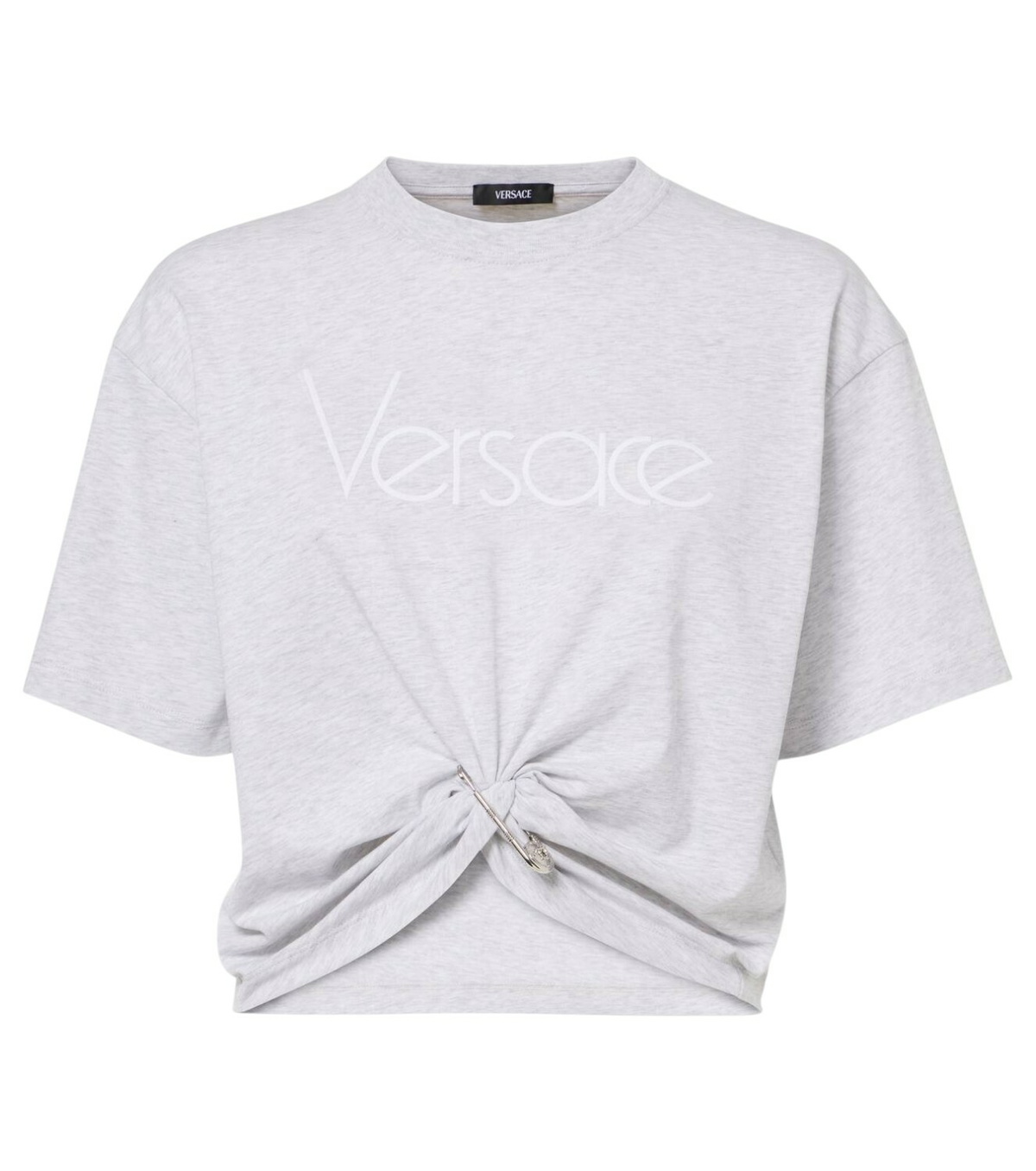 Versace 1978 Re-Edition logo cotton crop top Versace