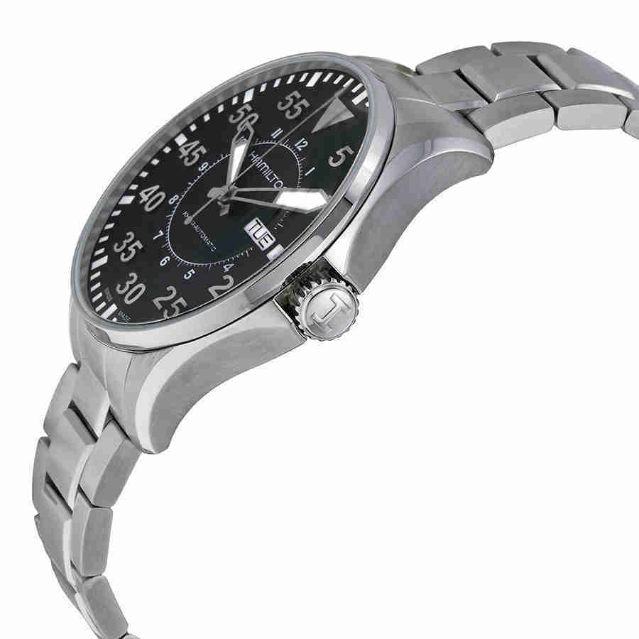 Hamilton Khaki Pilot Automatic Black Dial Mens Watch H64715135 Hamilton