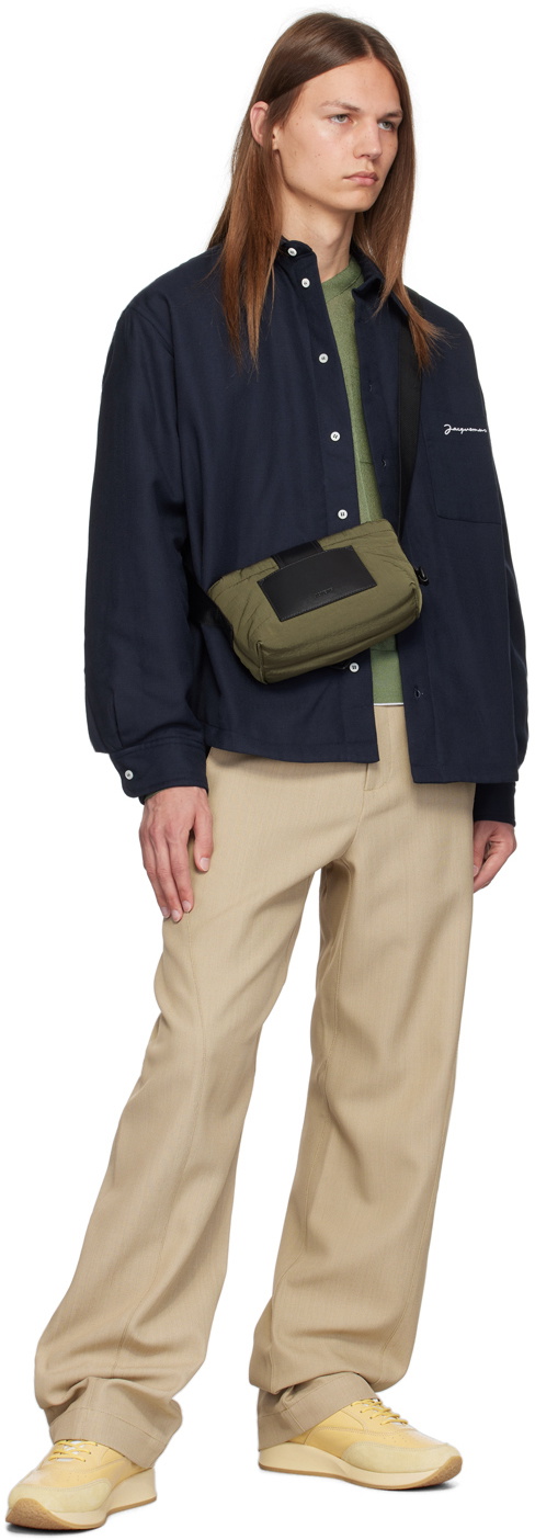 JACQUEMUS Navy 'La chemise Boulanger' Jacket Jacquemus