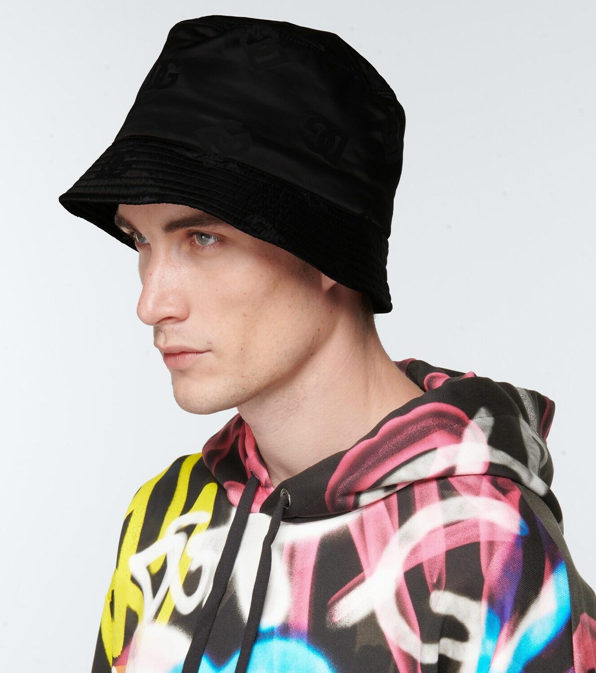 Dolce&Gabbana - DG jacquard bucket hat Dolce & Gabbana