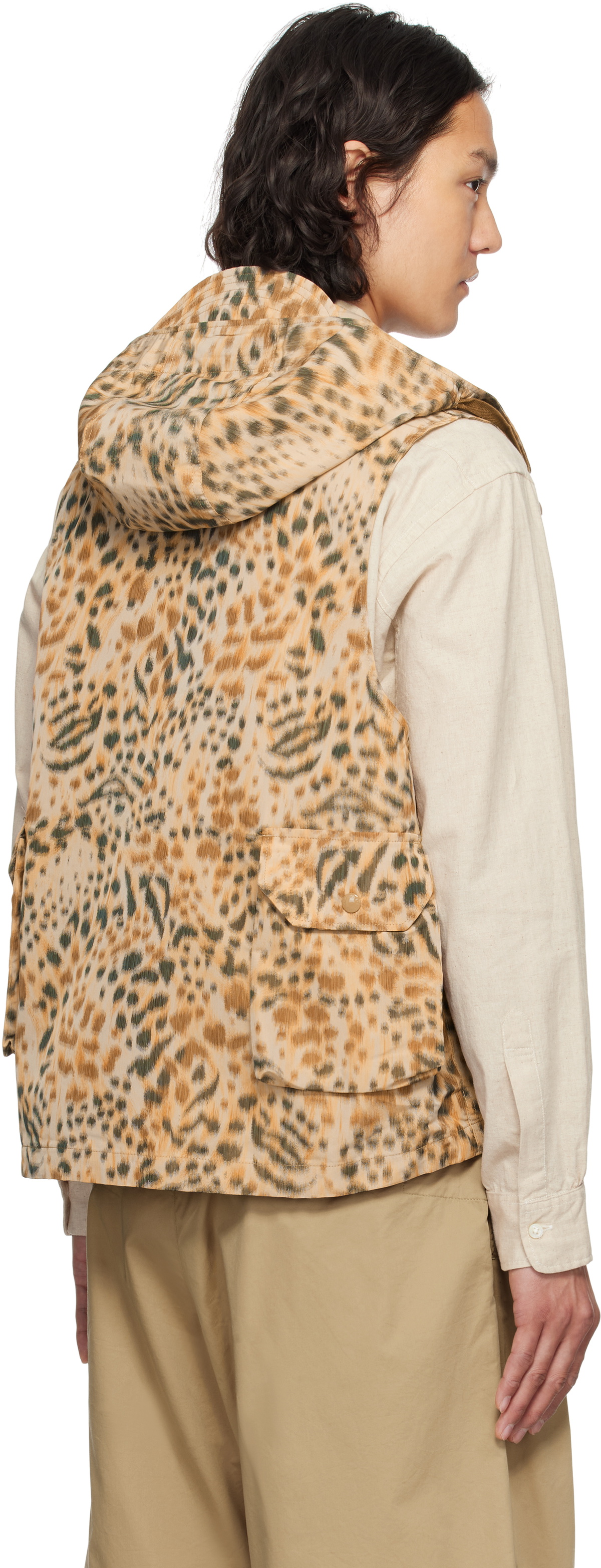 Engineered Garments Beige Field Vest Engineered Garments