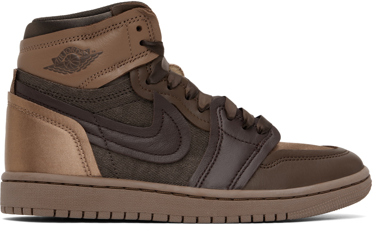 Nike Jordan Brown Air Jordan 1 Method Of Make High Sneakers Nike Jordan ...