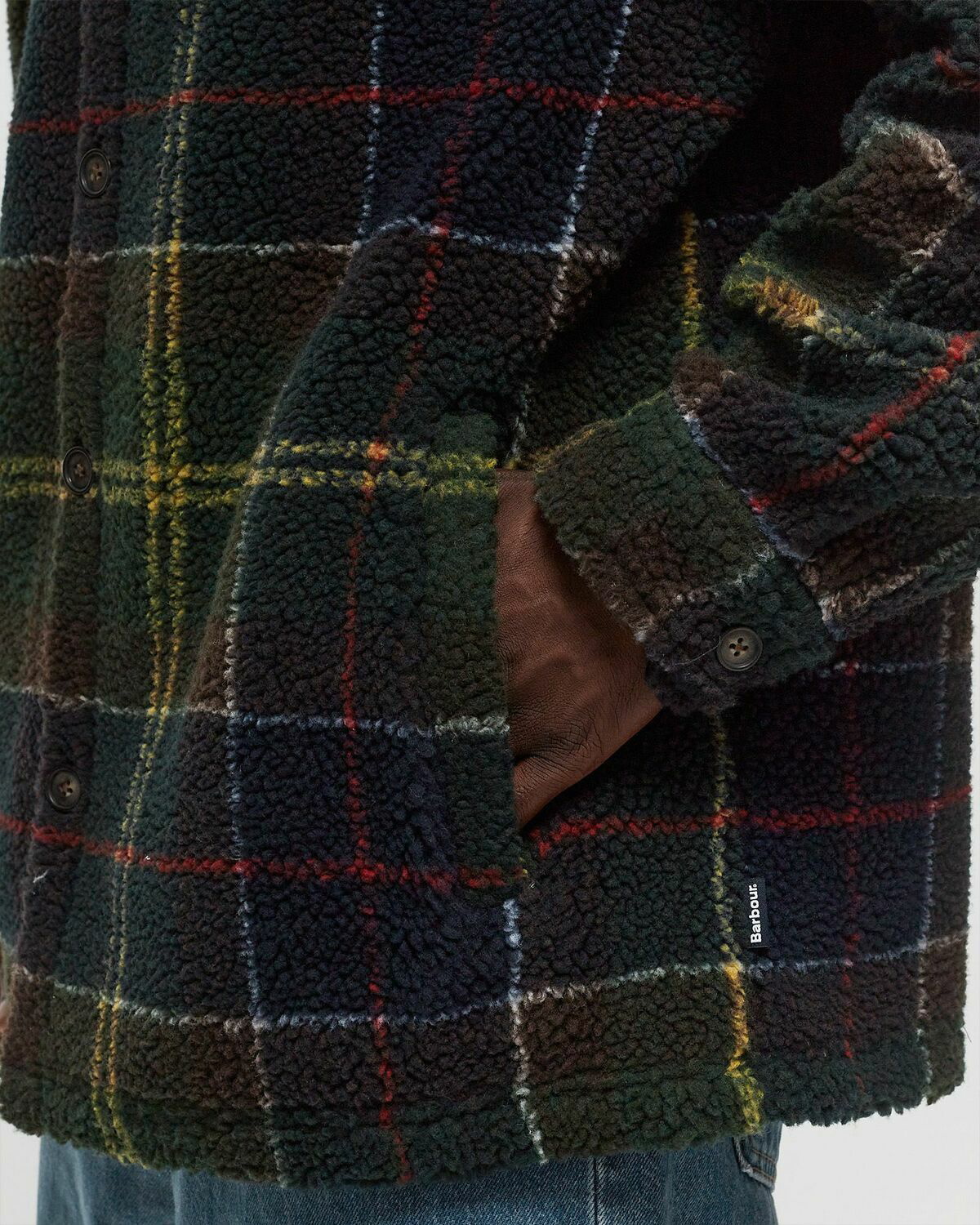 Barbour Bryson Overshirt Green Overshirts Barbour