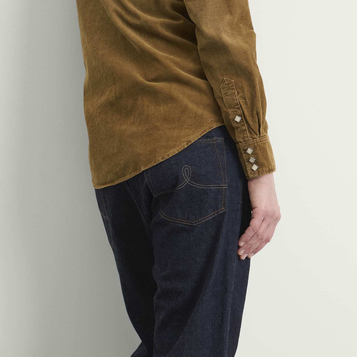 RRL Men's Vintage Loose Straight Selvedge Jeans in East/West Rinse RRL